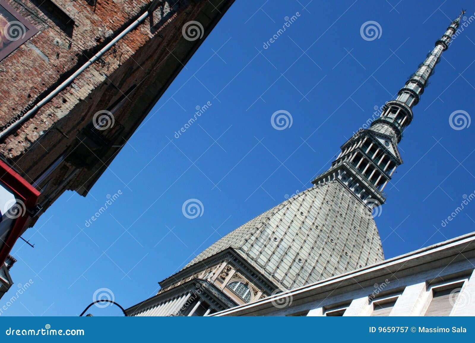 Turin Mole stock image. Image of roof, italian, nazionale - 9659757