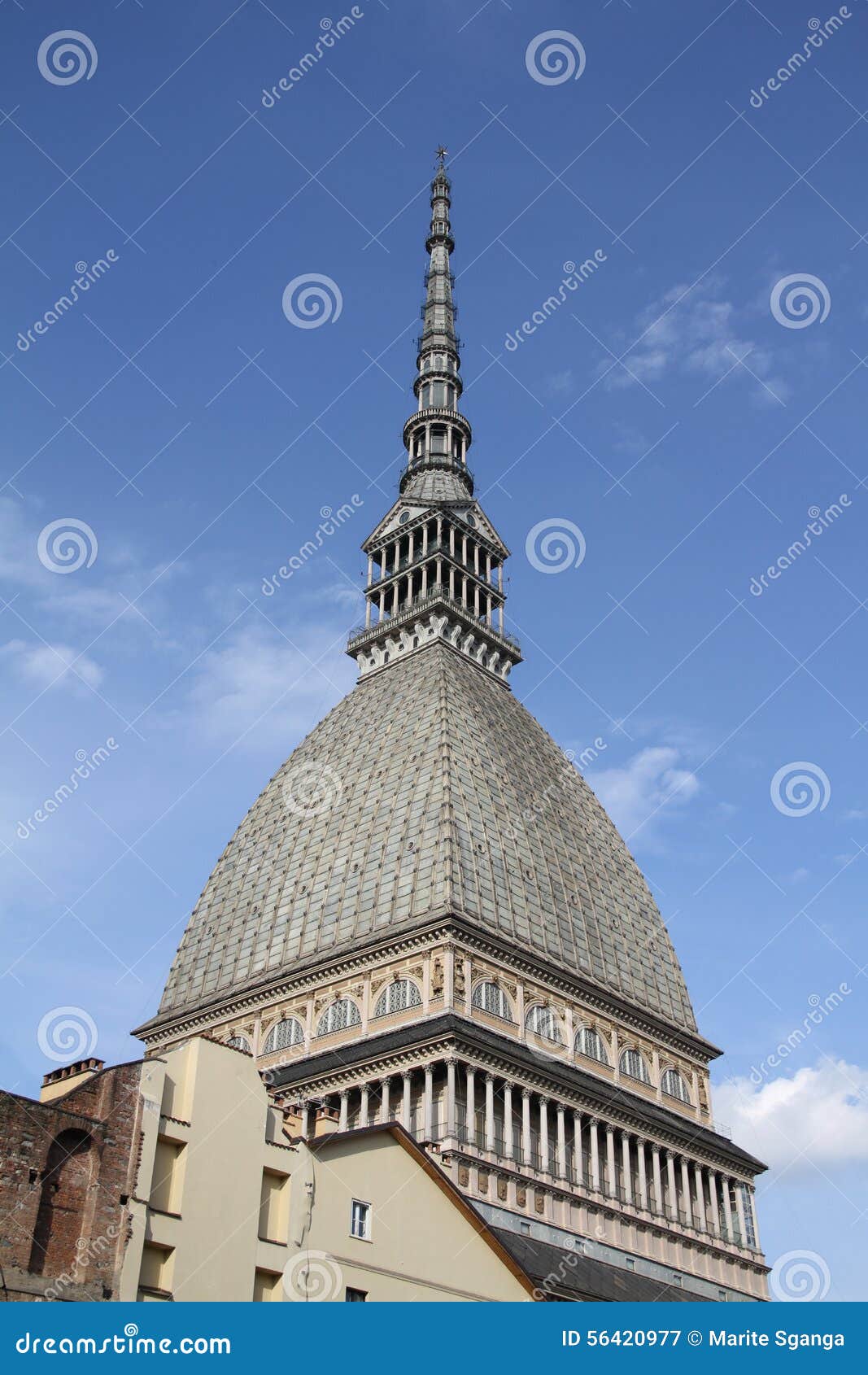 Turin Mole Antonelliana stock image. Image of antonelliana - 56420977