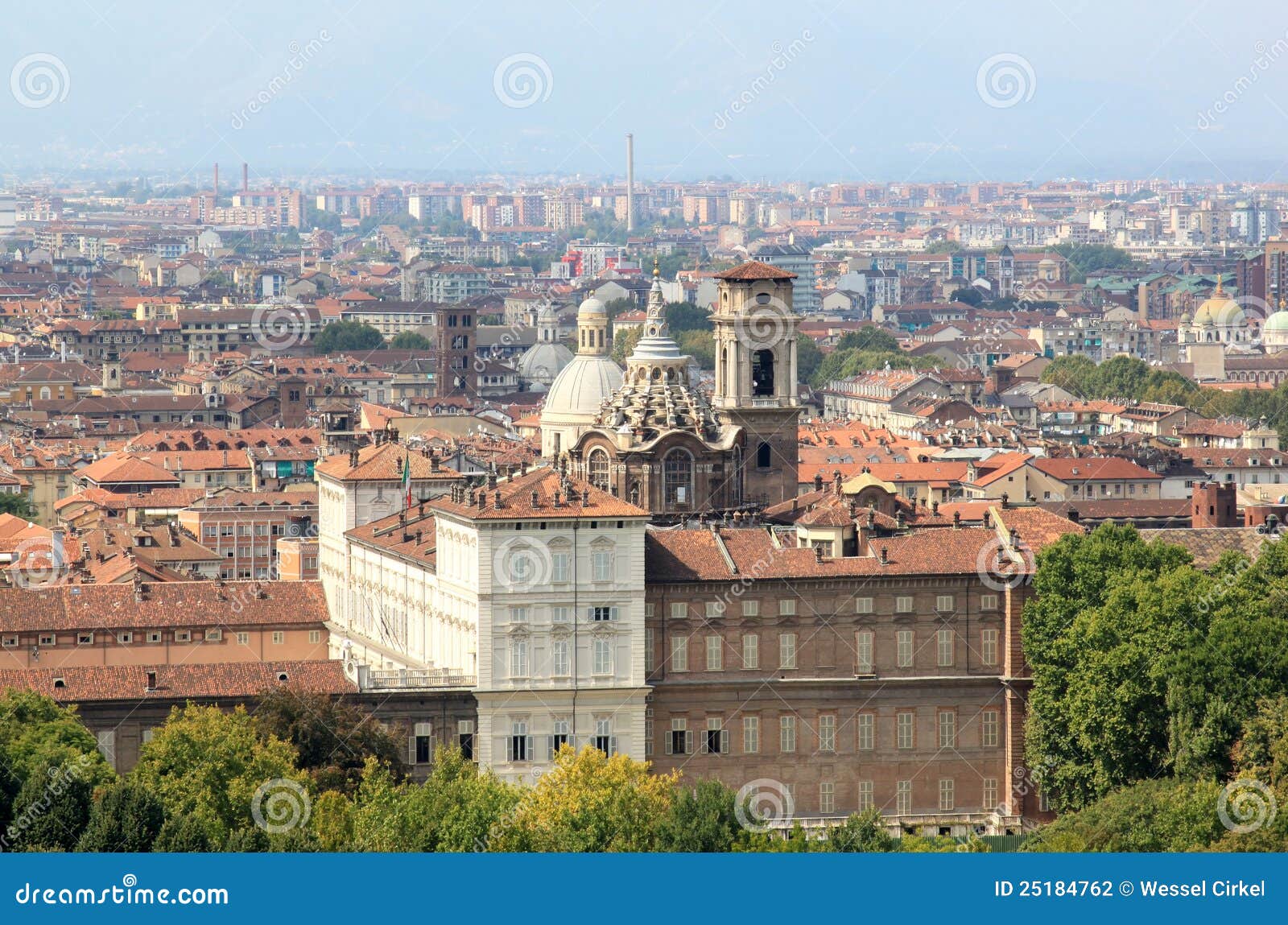 Turin and the Palazzo Reale, Italy Stock Photo - Image of palace ...