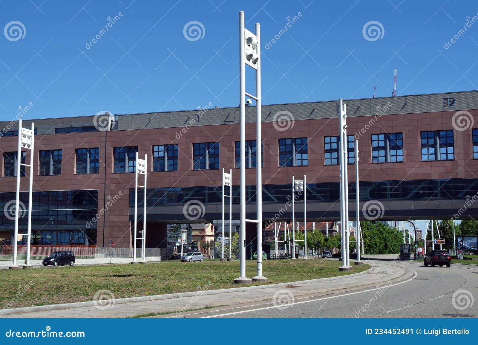 Turin, Piedmont, Italy. the New Polytechnic University Campus Editorial ...