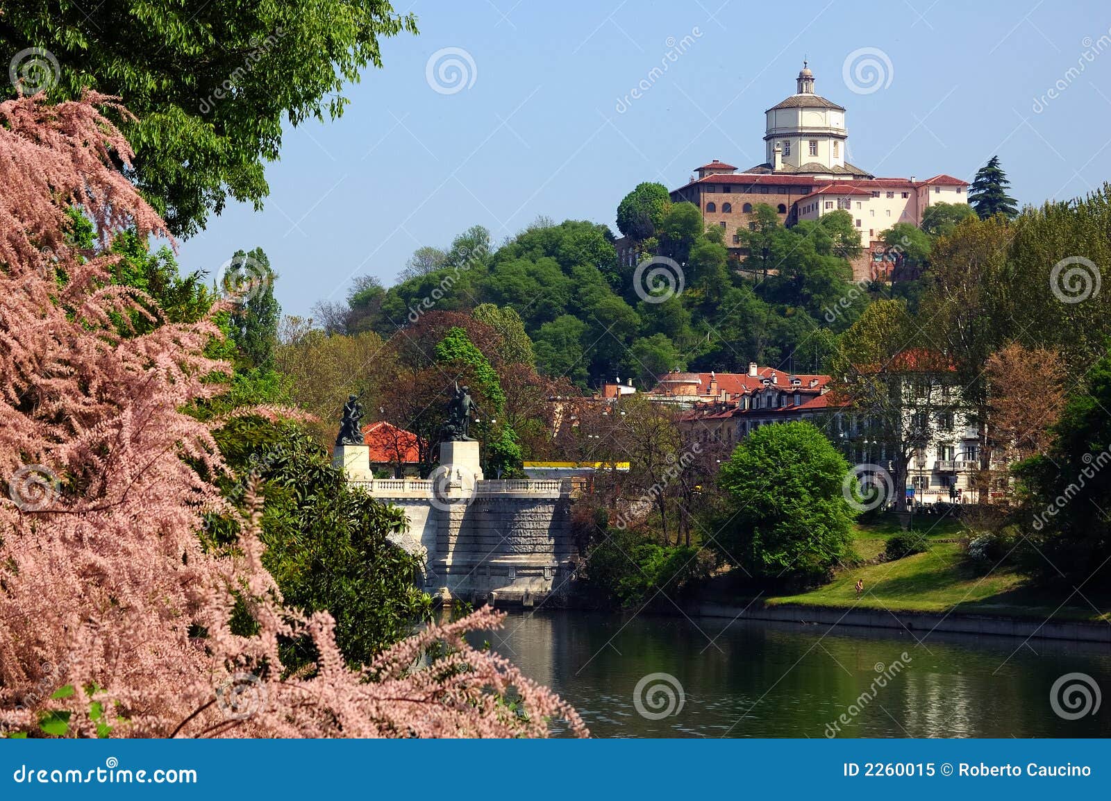 Turin river stock image. Image of spring, view, italy - 2260015