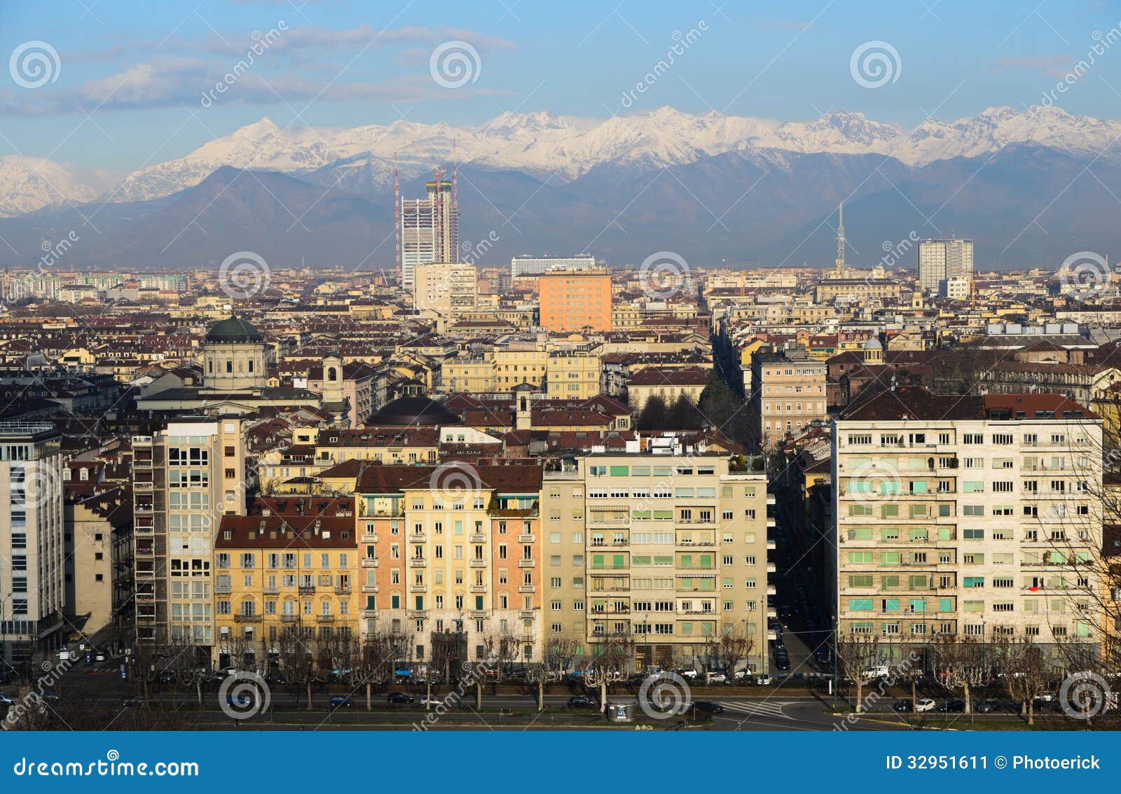 Turin stock image. Image of landscape, alps, foothills - 32951611