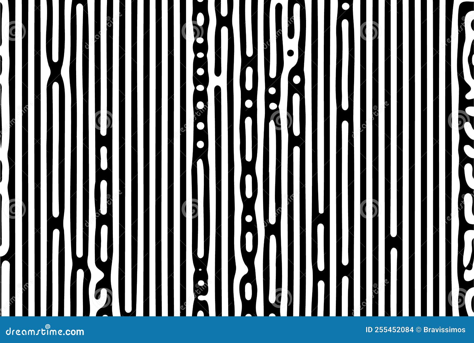 Turing Ornament Halftone Puzzle Pattern Generative Algorithm Chain Reaction Stock Vector