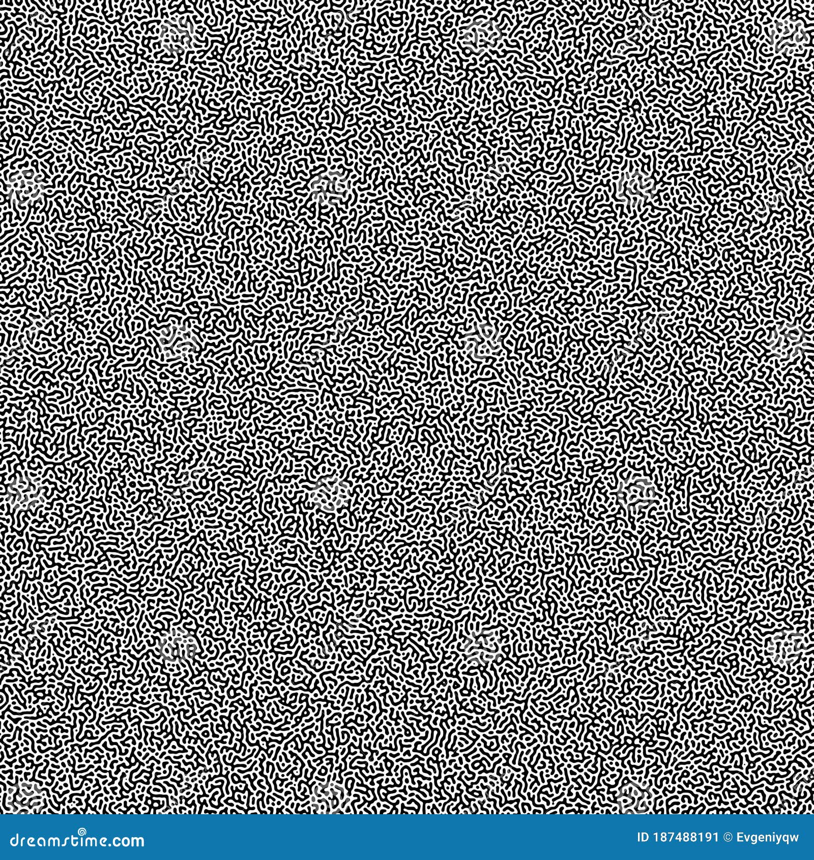 Turing Pattern. Geometric Abstract Pattern Stock Illustration ...