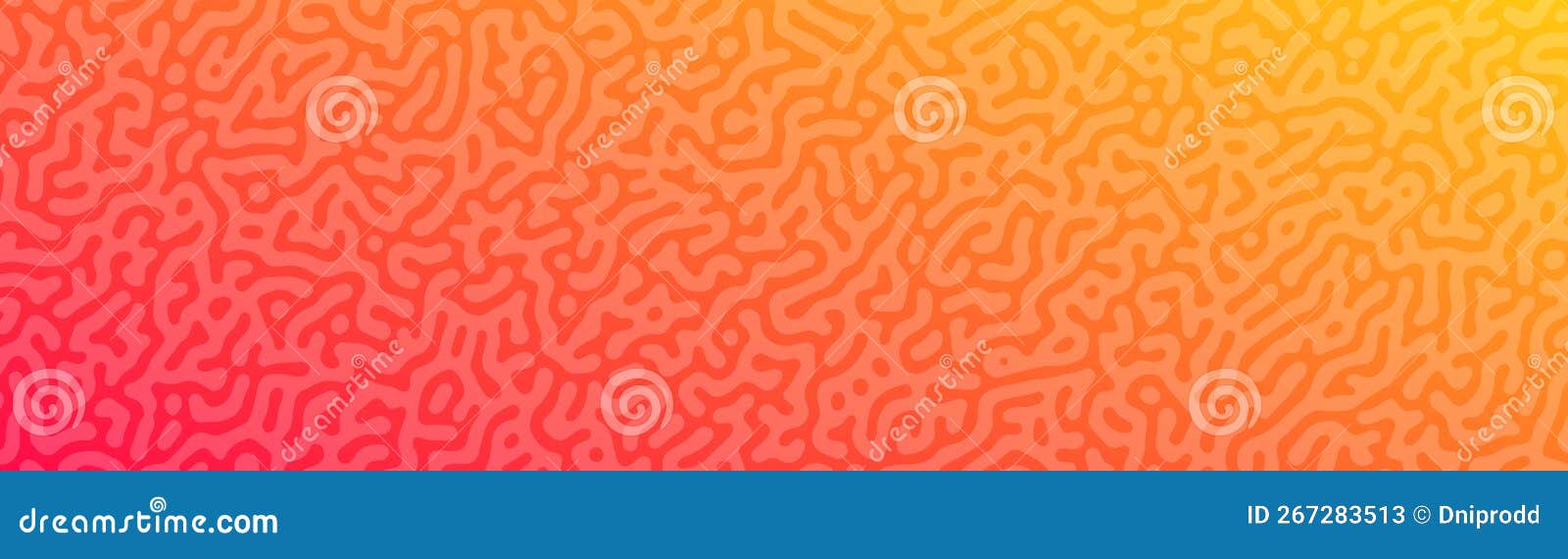 Turing Reaction Colorful Background Stock Vector Illustration Of