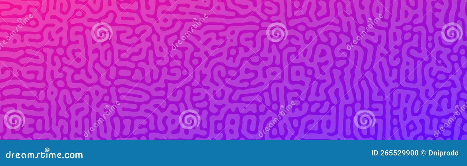 Turing Reaction Colorful Background Stock Vector Illustration Of