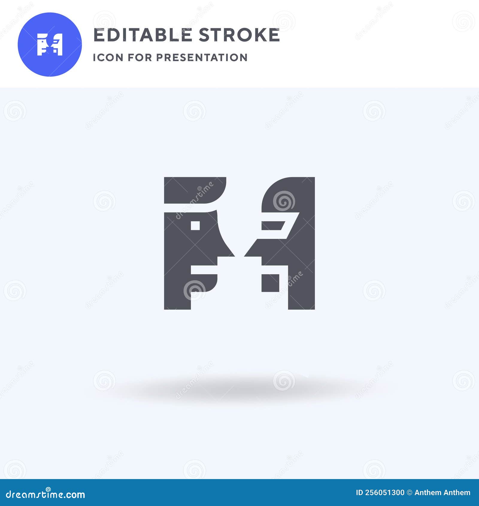 Turing Test Icon Vector, Filled Flat Sign, Solid Pictogram Isolated on ...