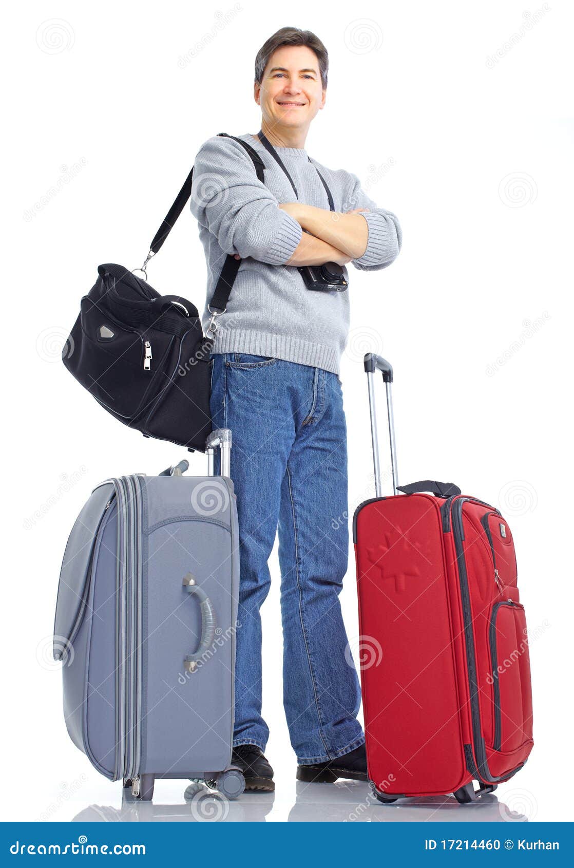 Turista foto de archivo. Imagen de turista, persona, aislado - 17214460