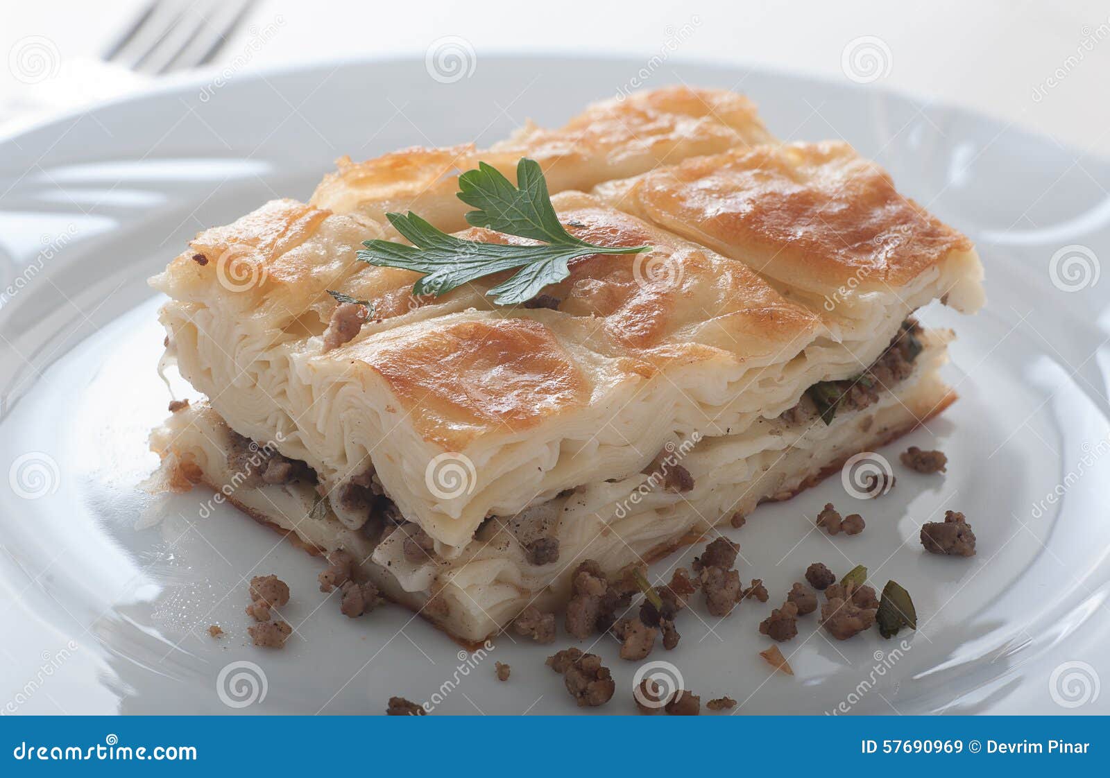 Turk Borek - Su-boregi fotografering för bildbyråer. Bild av ...