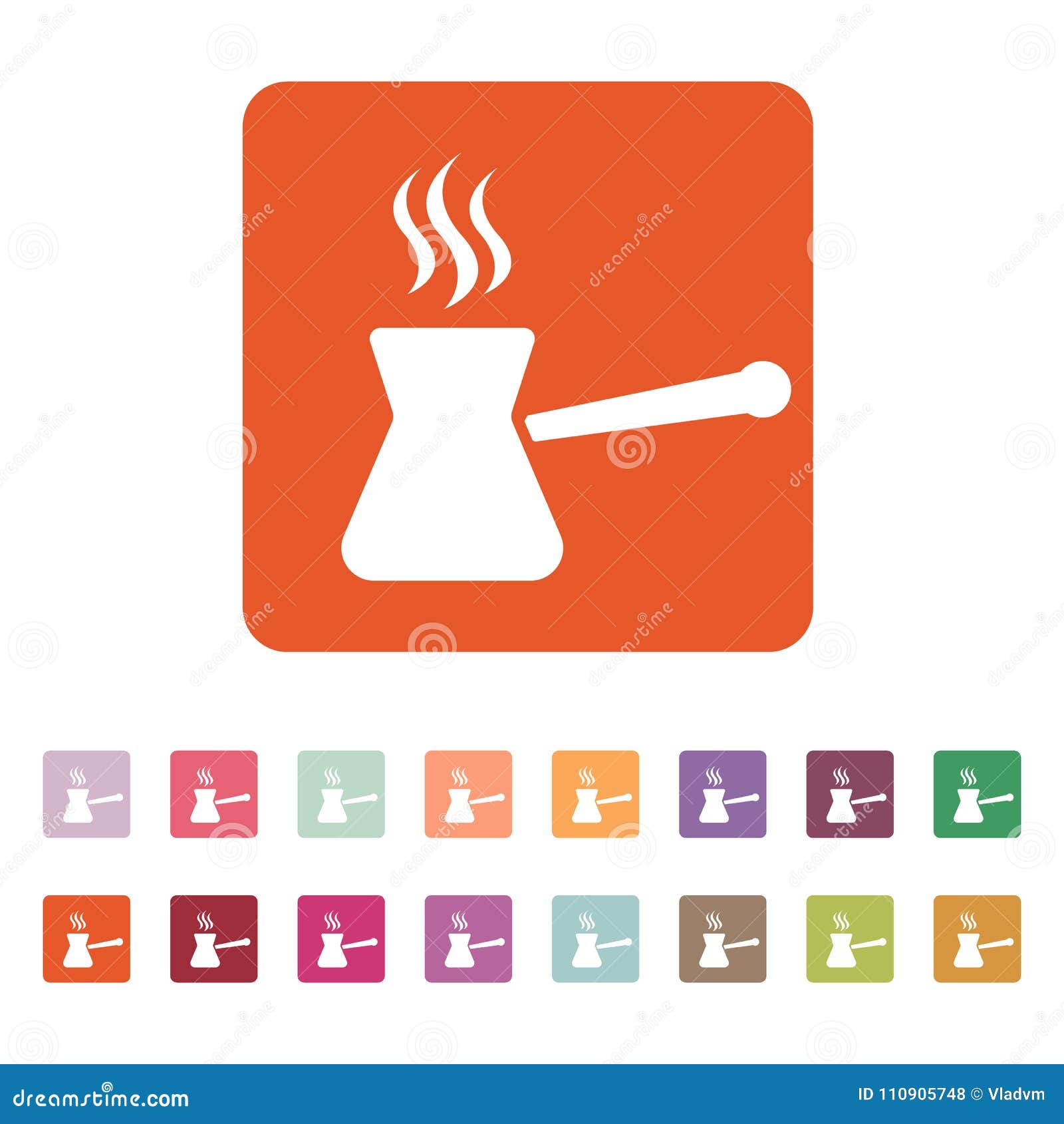 The Turk Icon. Coffee Symbol Stock Vector - Illustration of graphic ...