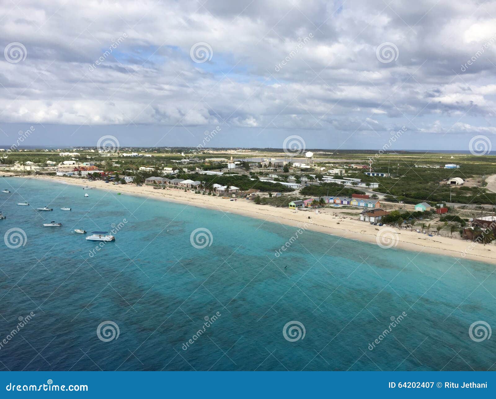 Turk Island Grande Em Ilhas Turcos E Caicos Imagem de Stock - Imagem de ...