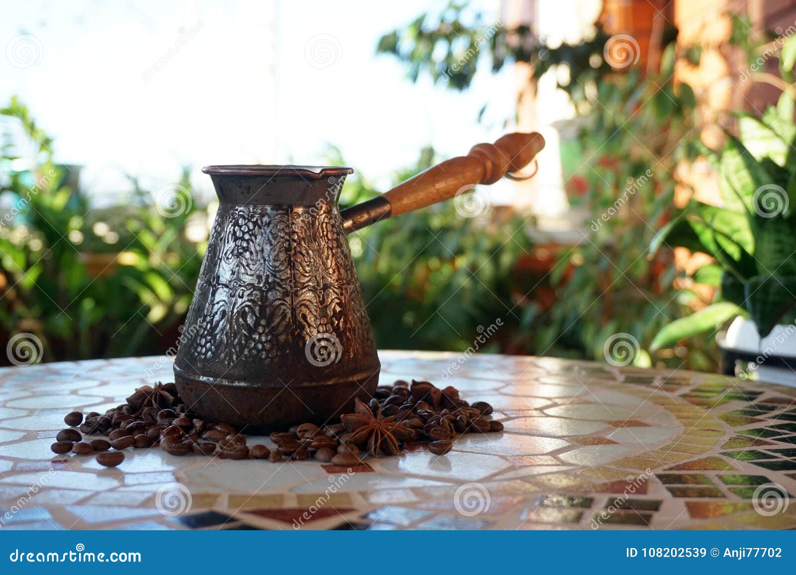 Turka for Coffee on the Table Stock Image - Image of morning, cafe ...