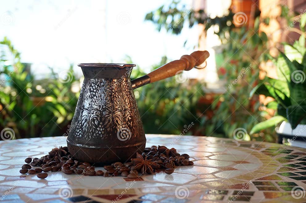 Turka for Coffee on the Table Stock Image - Image of morning, cafe ...