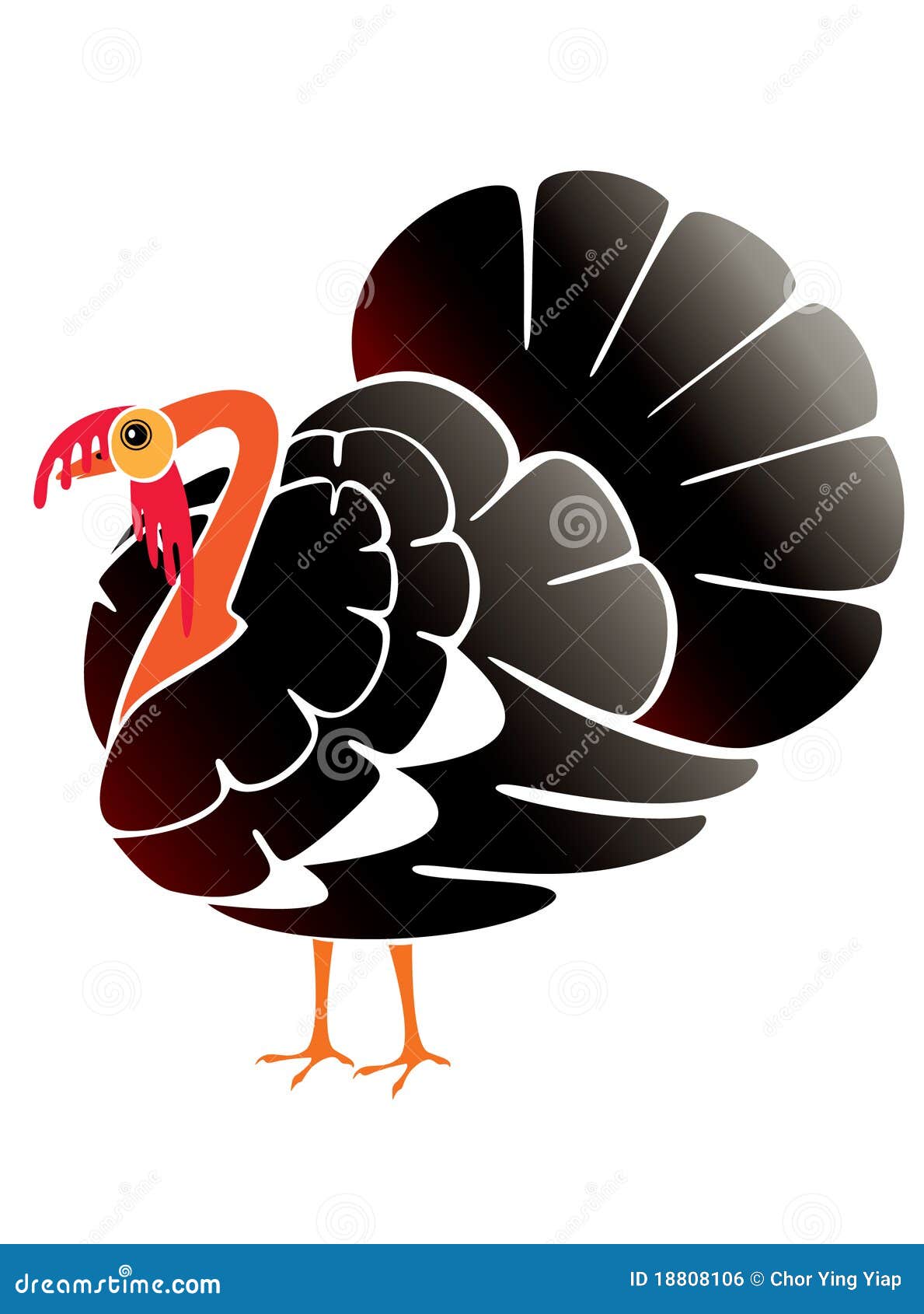 Turkey, abstract stock vector. Illustration of banquet - 18808106