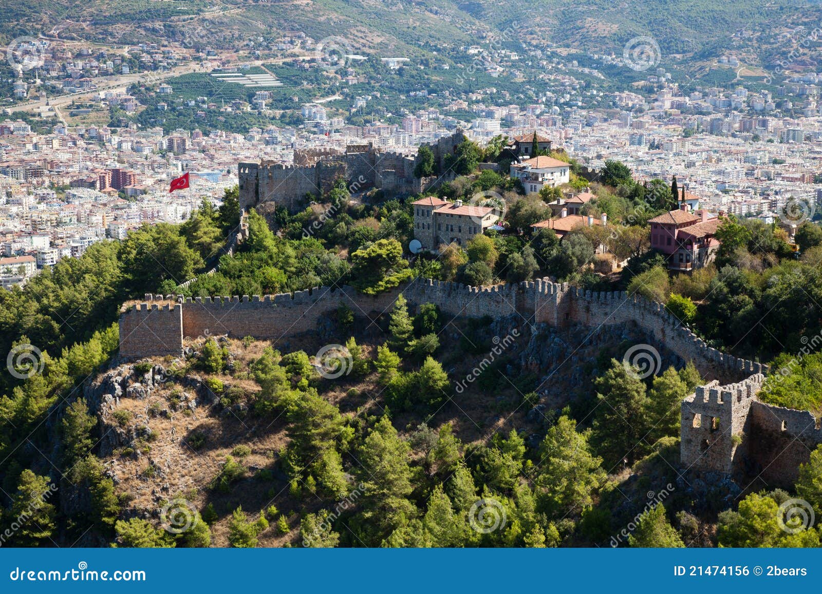Turkey. Alanya cityscape stock photo. Image of destination - 21474156