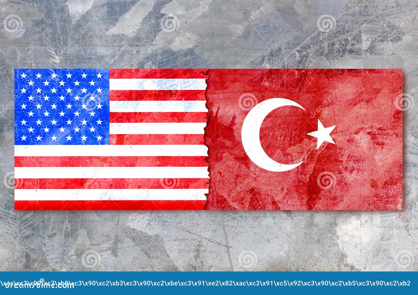 Turkey and America flag stock photo. Image of issue - 123962490