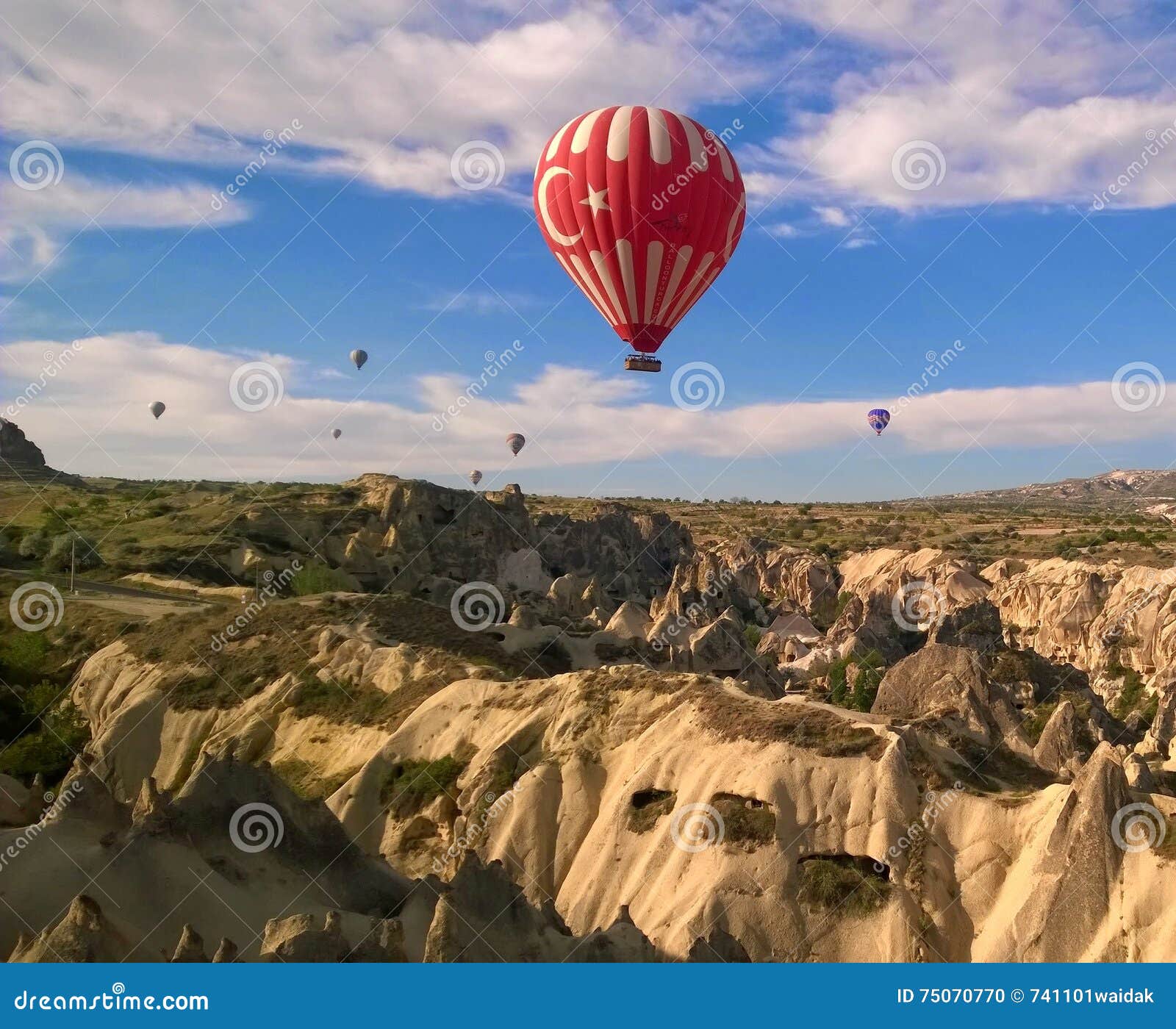 Turkey balloons.. editorial image. Image of adventure - 75070770