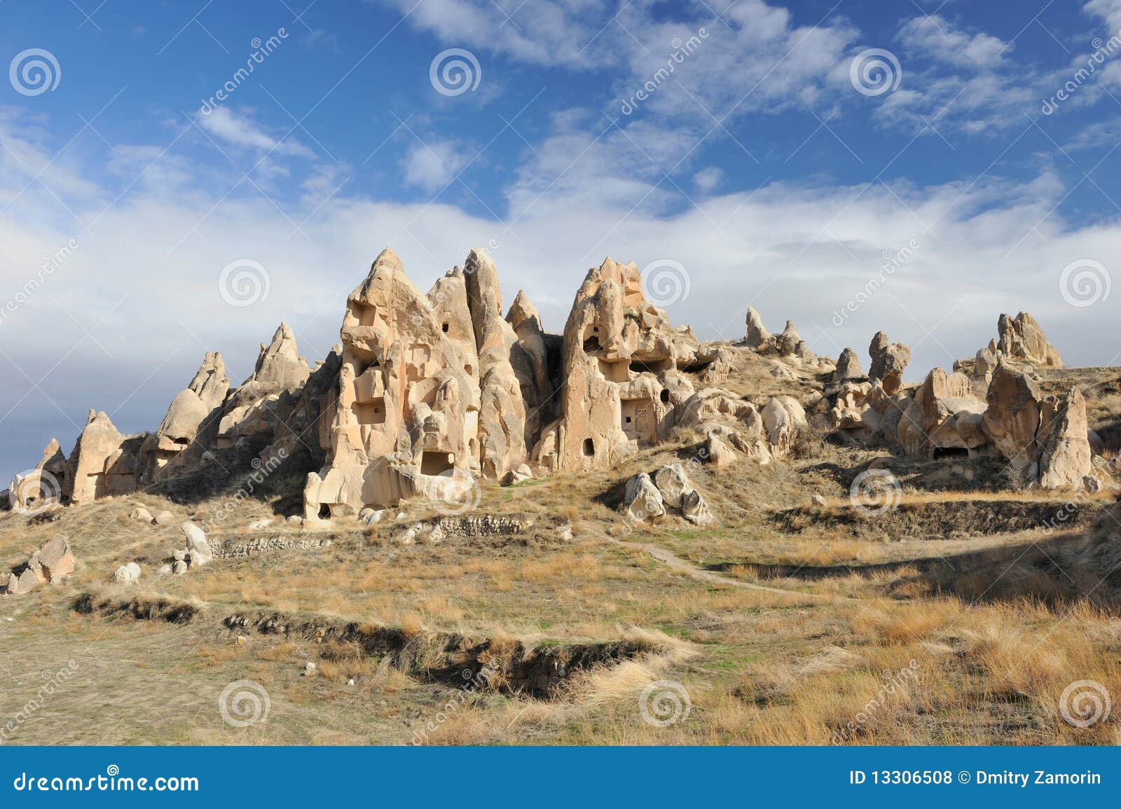 Turkey. Cappadocia stock photo. Image of erosion, mountain - 13306508