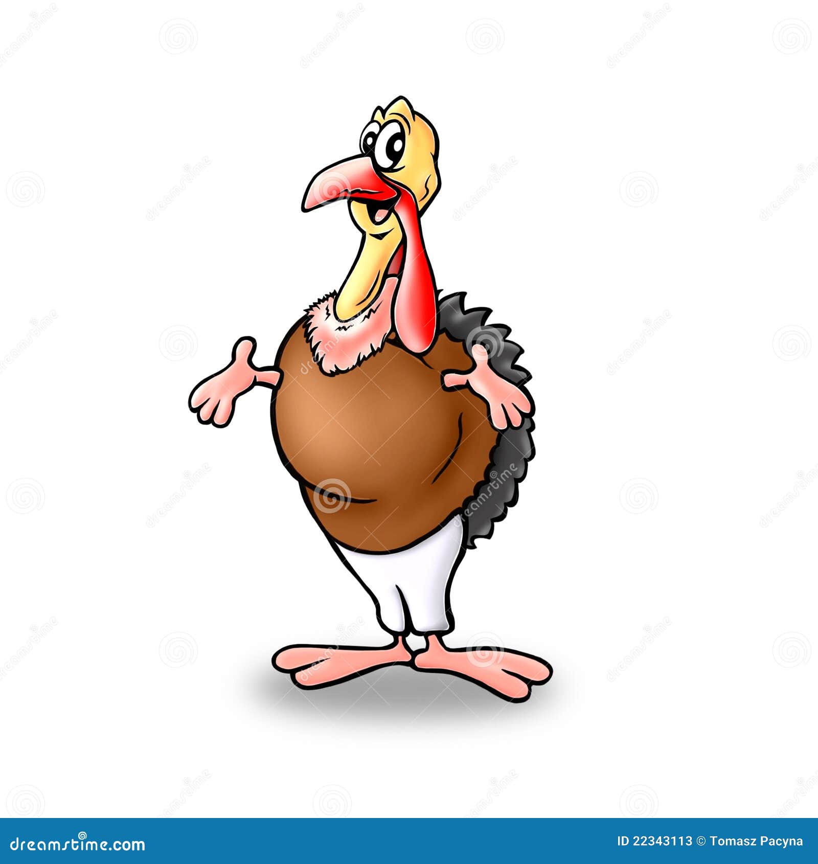 Turkey cartoon character stock illustration. Illustration of cartoon ...