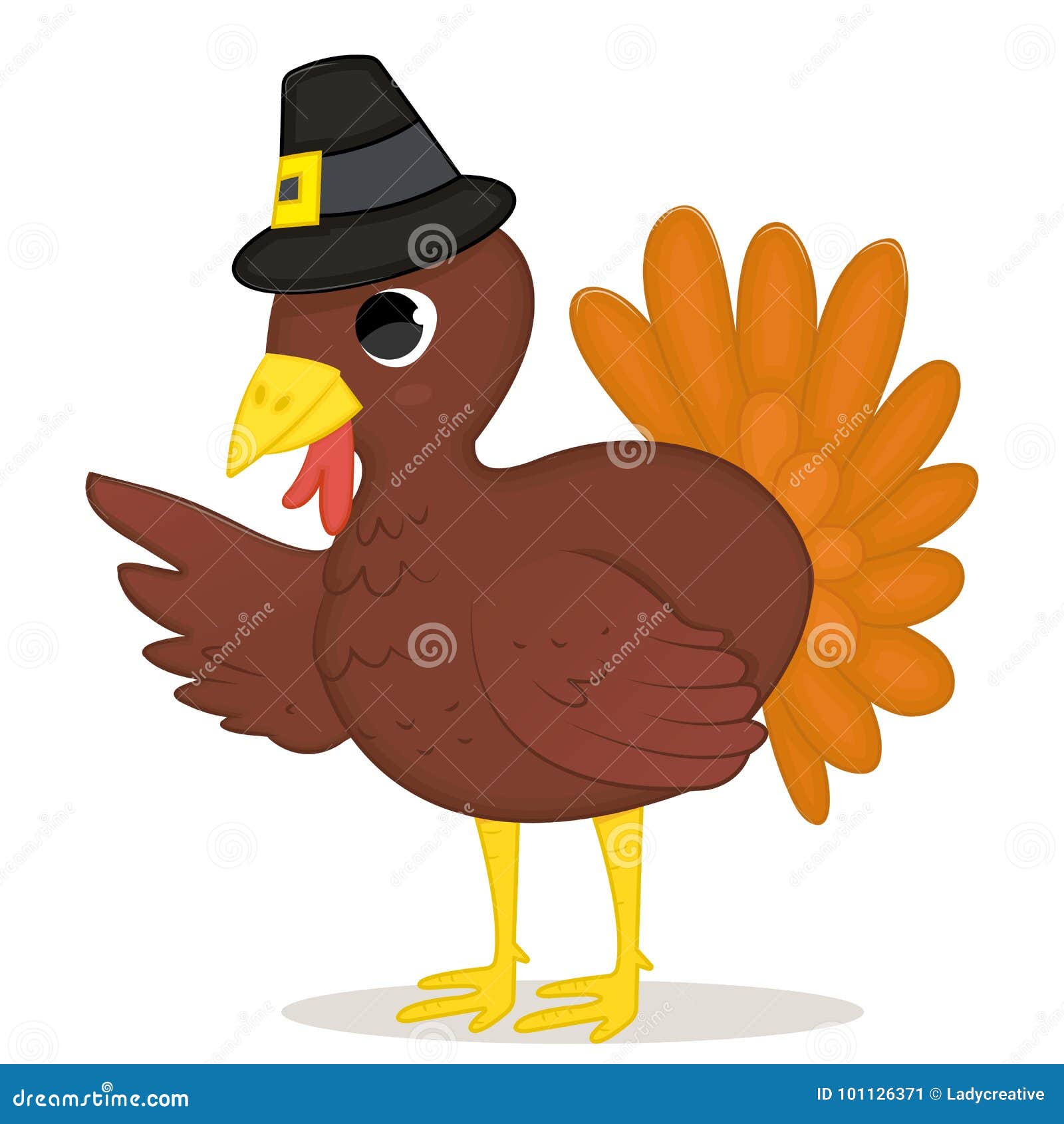 Turkey Character Vector, Thanksgiving Design Stock Vector ...