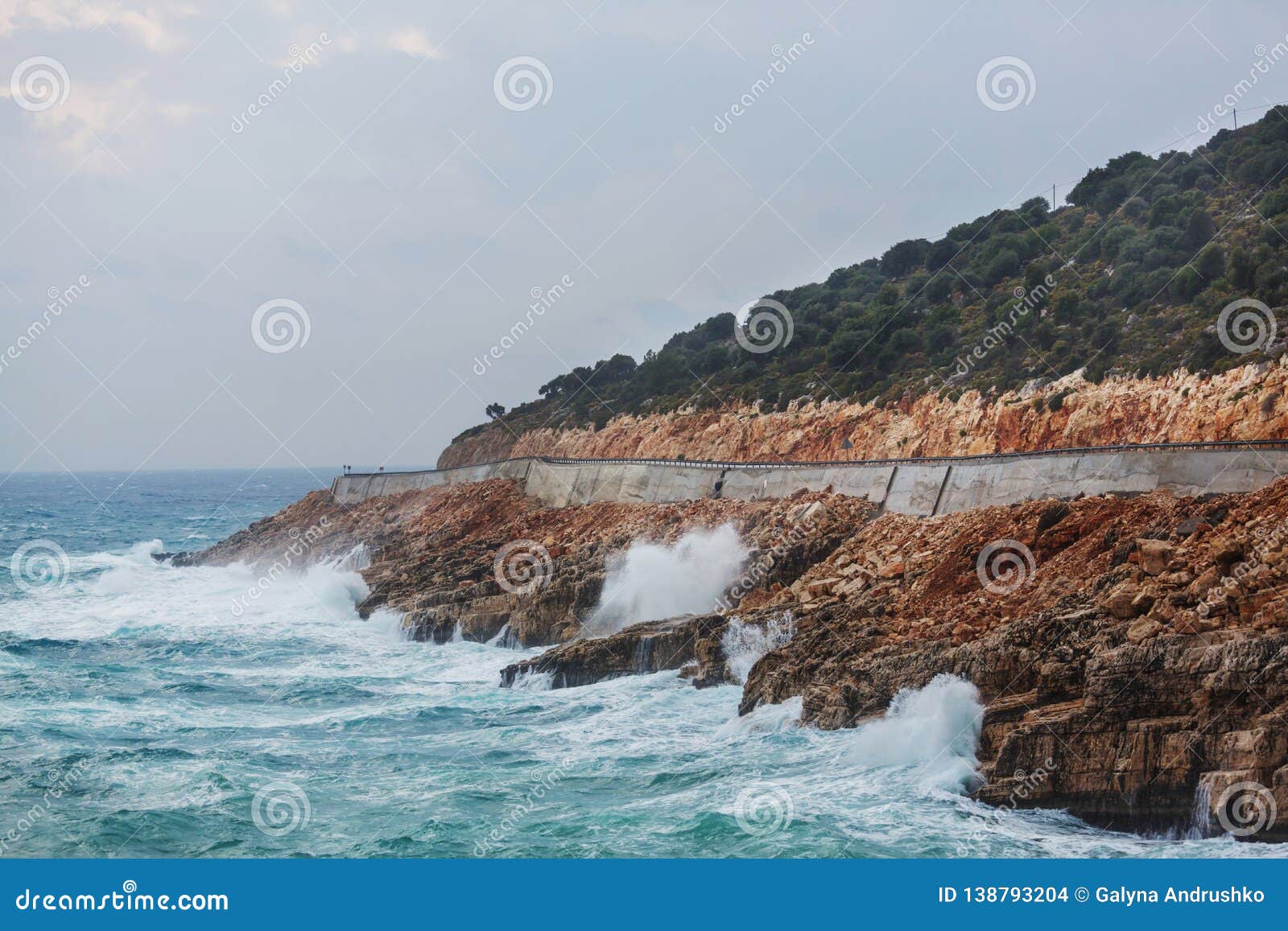 Turkey coast stock photo. Image of nature, turkey, beautiful - 138793204