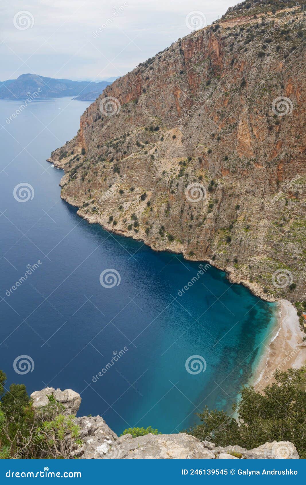 Turkey coast stock image. Image of nature, harbour, surf - 246139545
