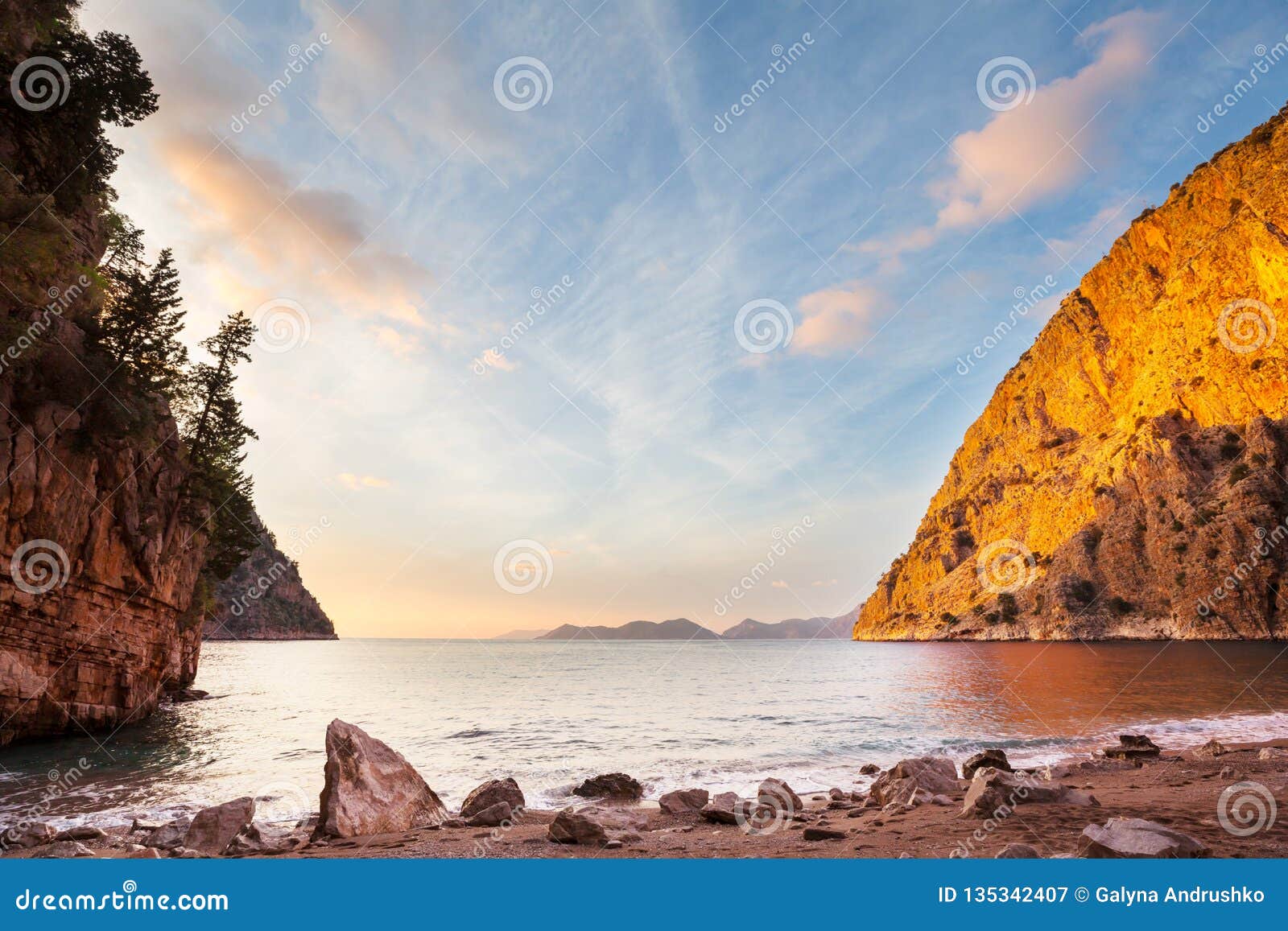 Turkey coast stock image. Image of beautiful, destination - 135342407