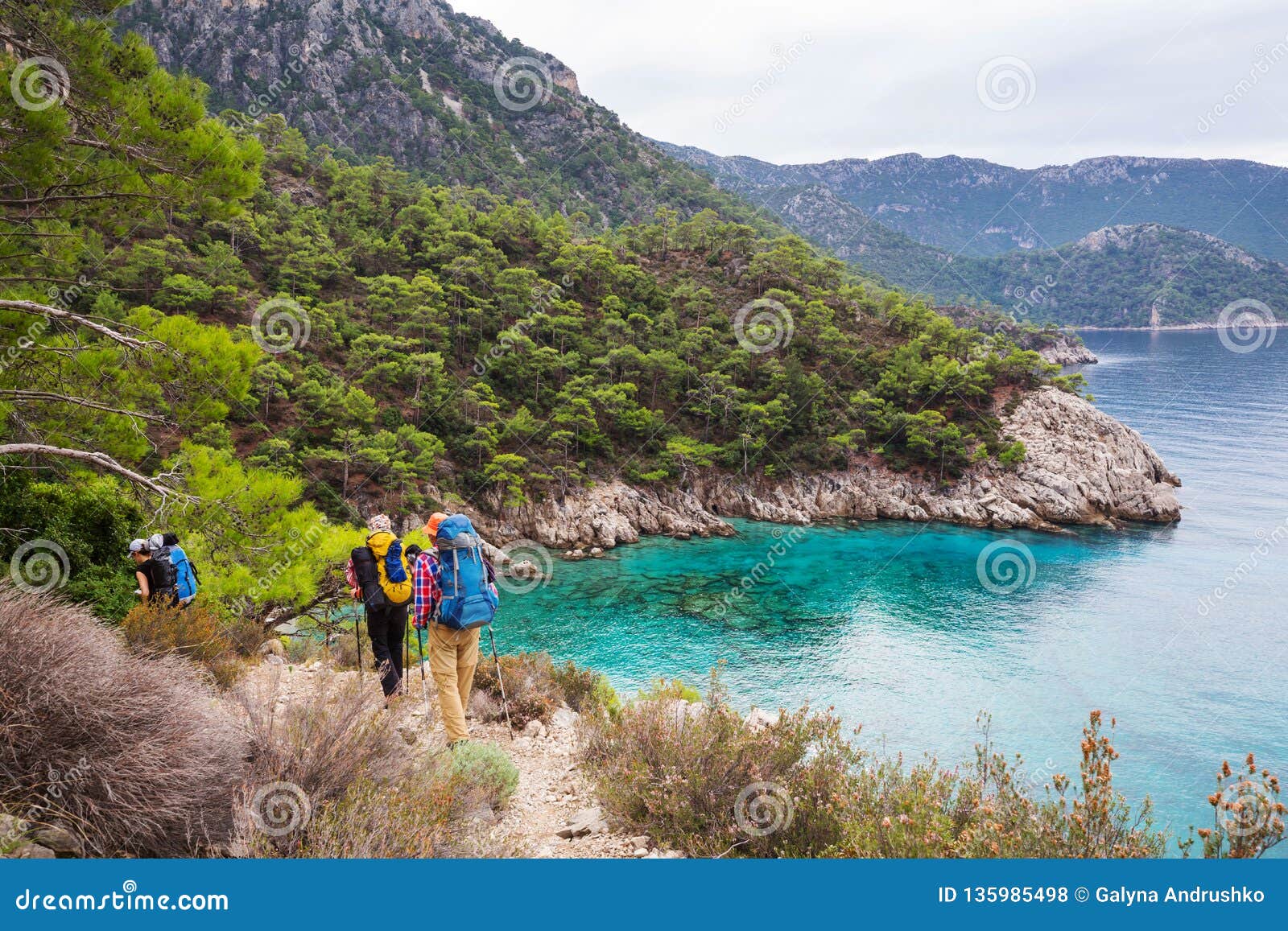 Turkey coast stock photo. Image of touristic, background - 135985498