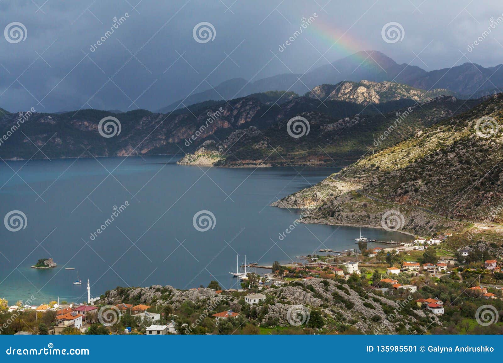 Turkey coast stock image. Image of antalya, tourism - 135985501