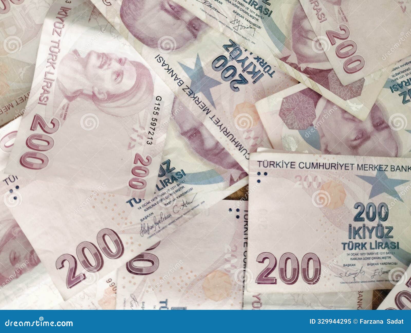 Turkey Currency Counting and Sorting Stock Image - Image of savings ...