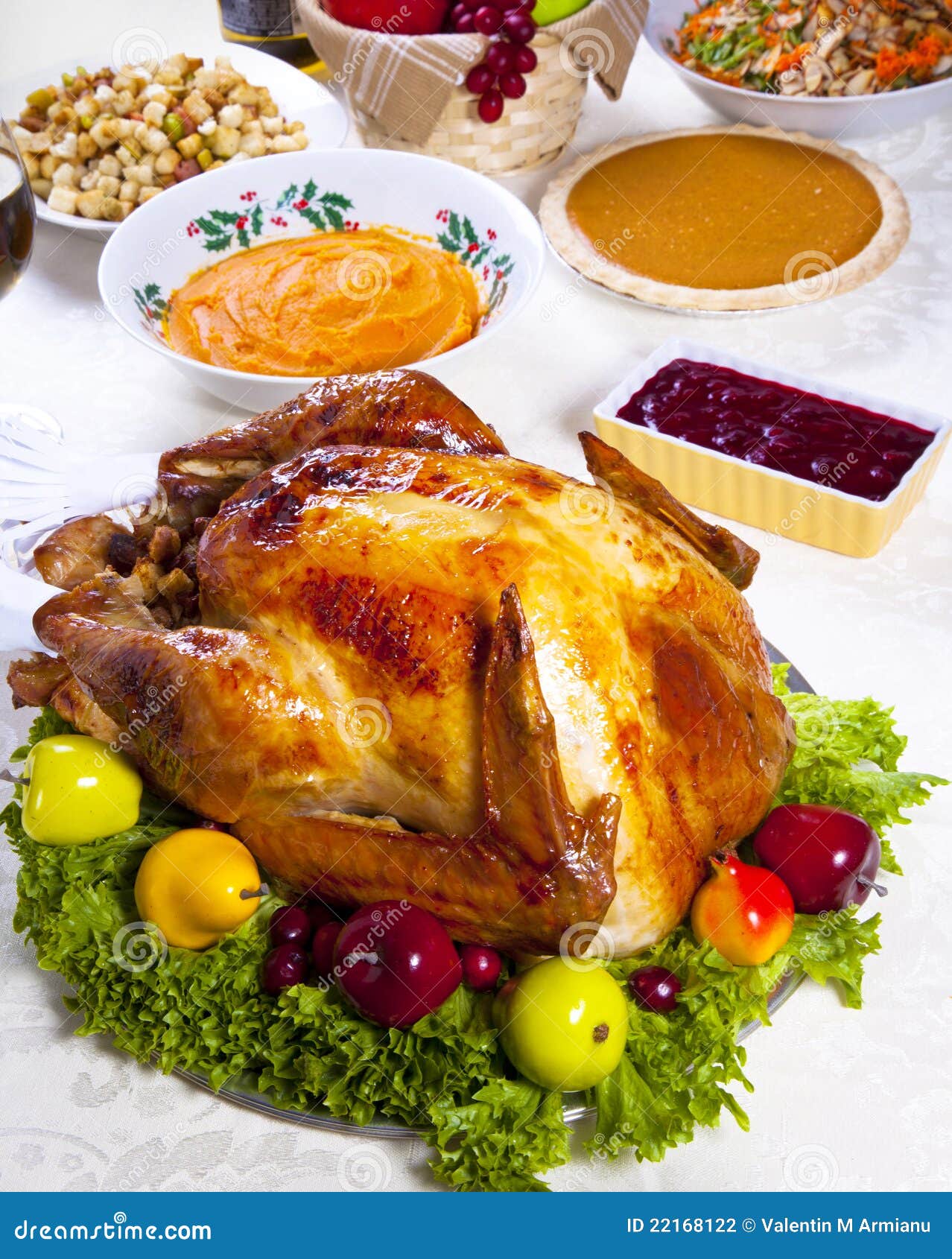 Turkey dinner stock photo. Image of holiday, stuffing - 22168122