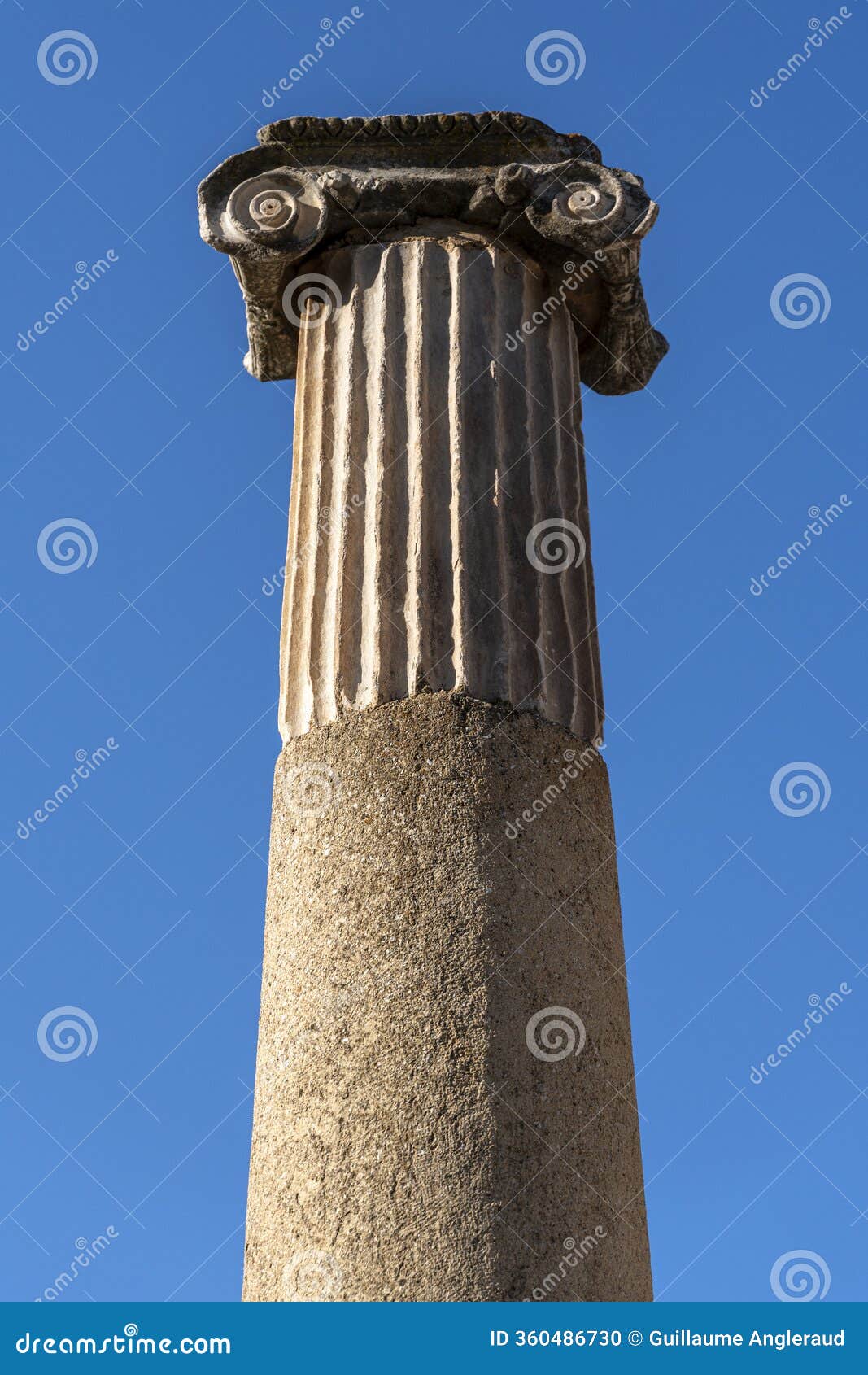 Turkey - Ephesus - Basilica Stoa Ionic Column Stock Photo - Image of ...