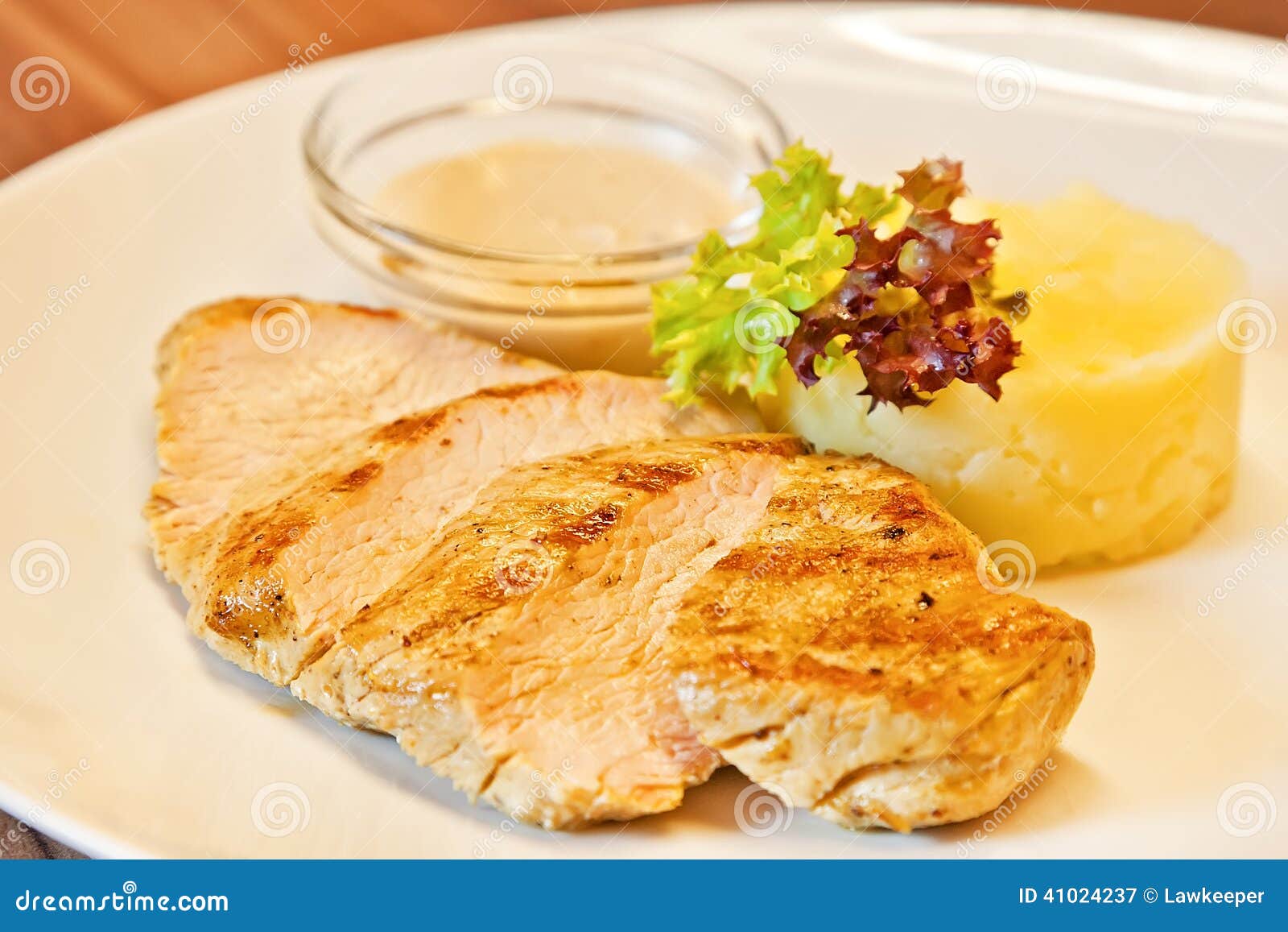Turkey escalope stock image. Image of ingredient, cafe - 41024237