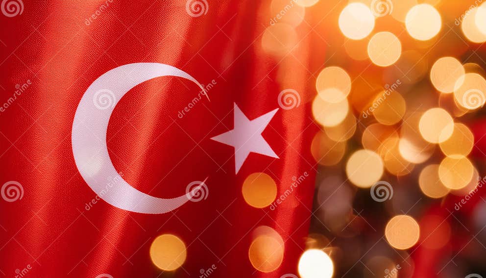 Turkey Flag. the National Flag of Turkey Stock Illustration ...