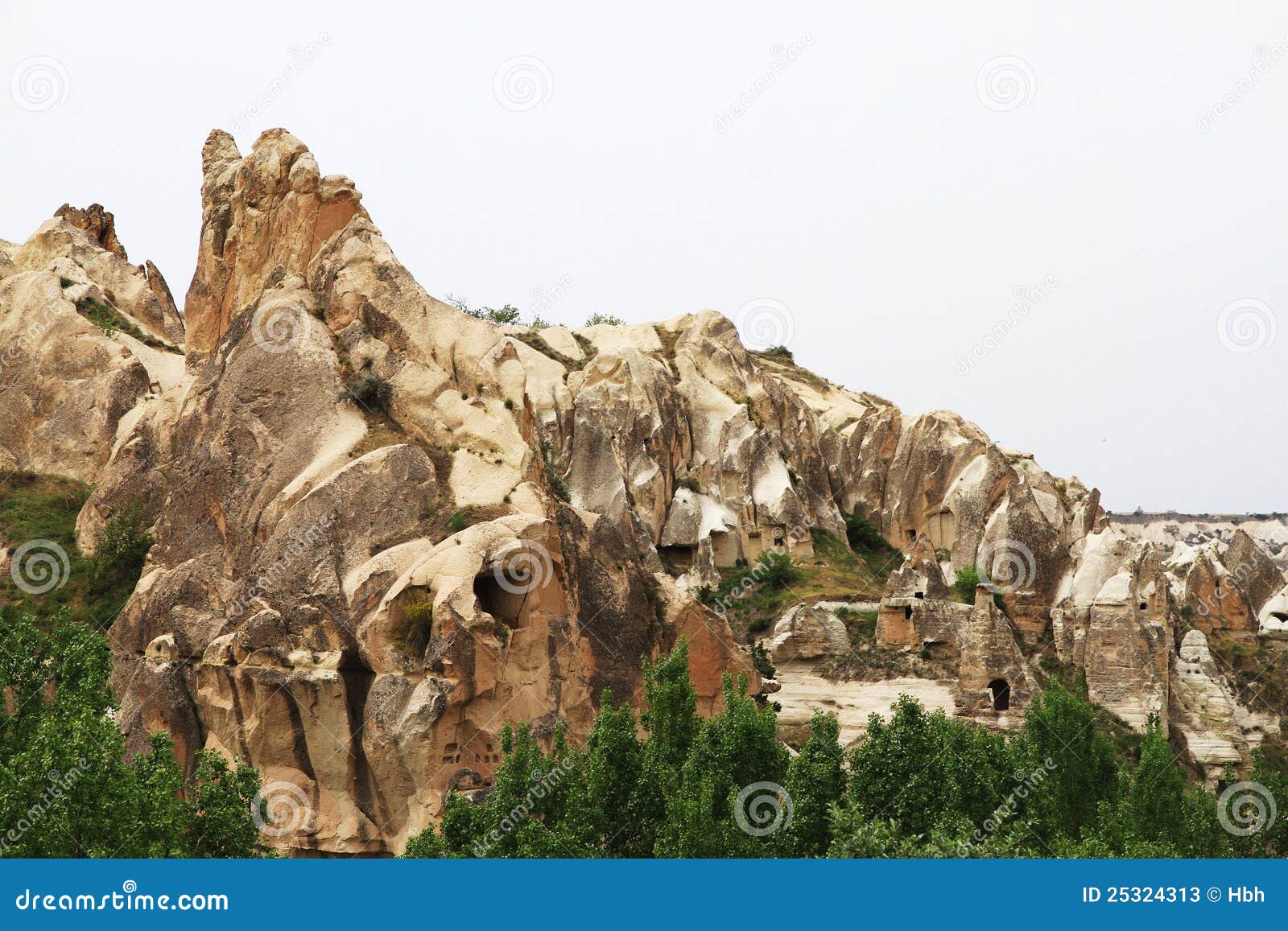 Turkey Greme Open Air Museum Stock Image - Image of tranquility, rock ...
