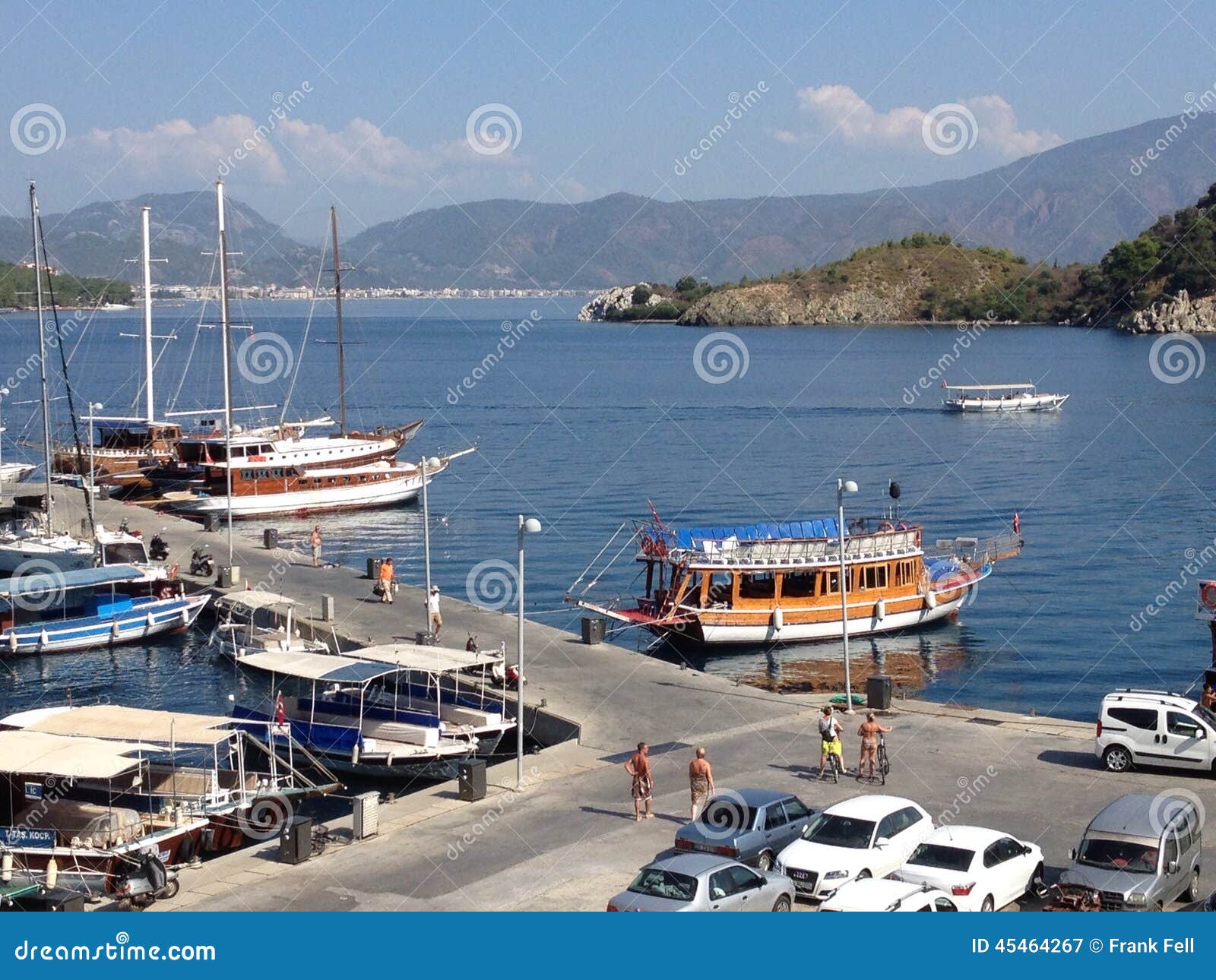 Turkey Icmeler Harbour and Boats Editorial Photography - Image of boat ...