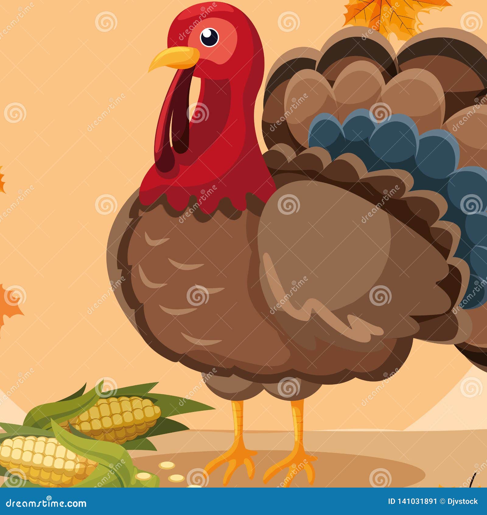 Turkey icon image stock vector. Illustration of celebration - 141031891