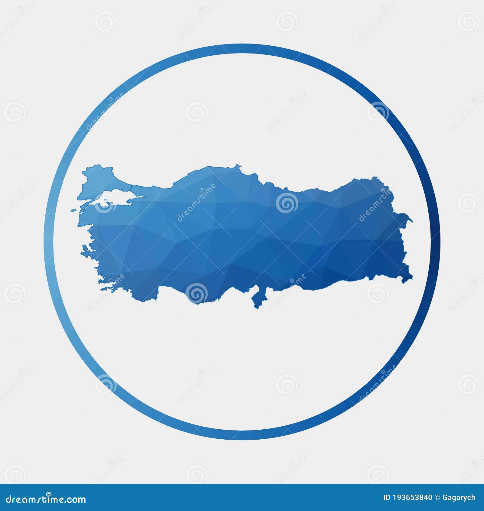 Turkey icon. stock vector. Illustration of border, digital - 193653840