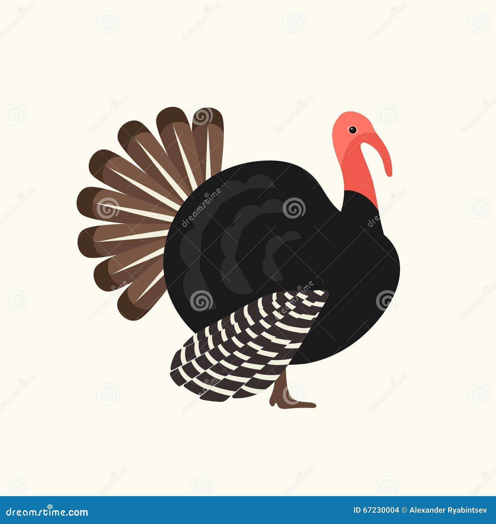Turkey icon stock vector. Illustration of holding, character - 67230004