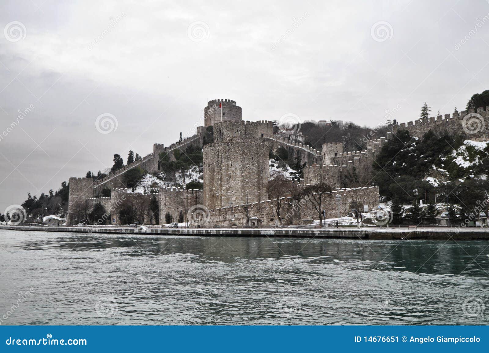 Turkey, Istanbul, the Rumeli Fortress Stock Image - Image of citadel ...