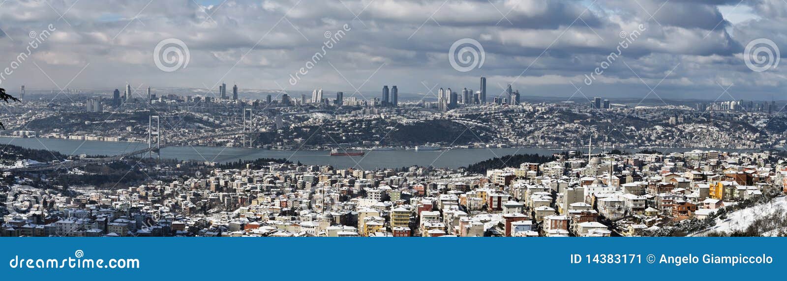 Turkey, Istanbul, View of the City Stock Image - Image of scenery ...