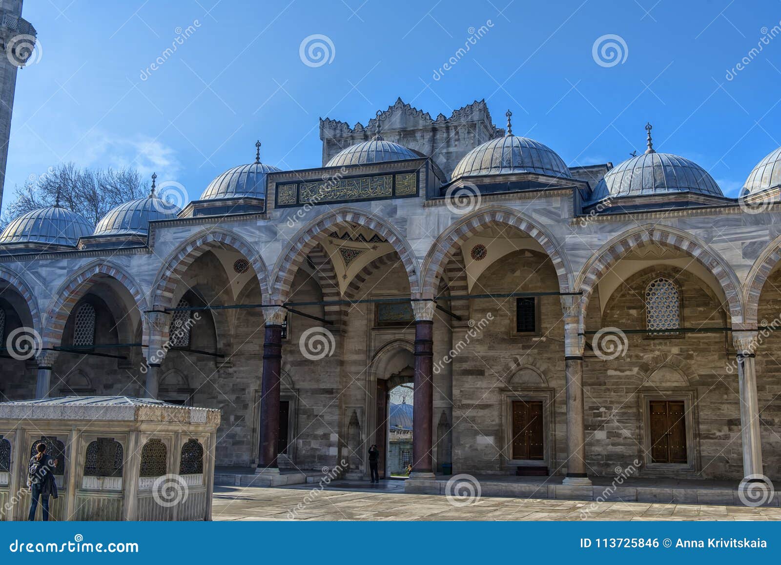 A View of the Majestic Suleiman Mosque in Istanbul, Turkey. Editorial ...