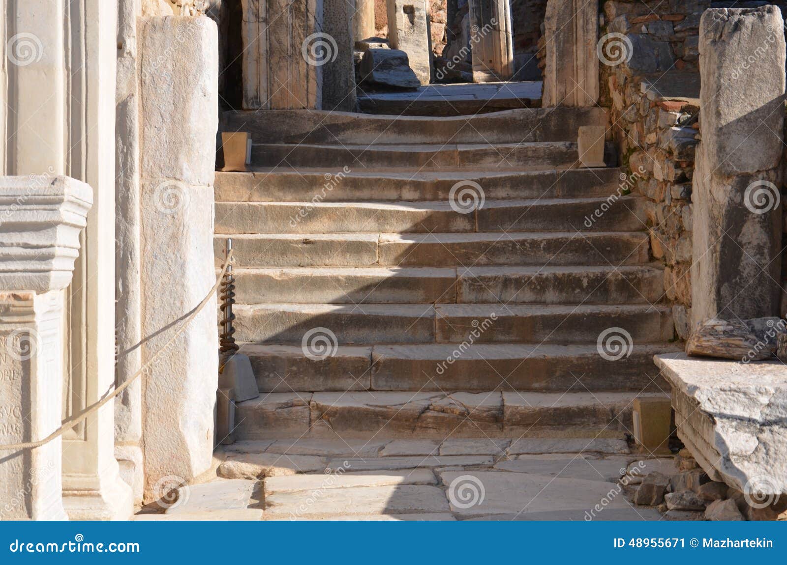 Turkey, Izmir, Bergama in Ancient Greek Hellenistic Different Stone ...