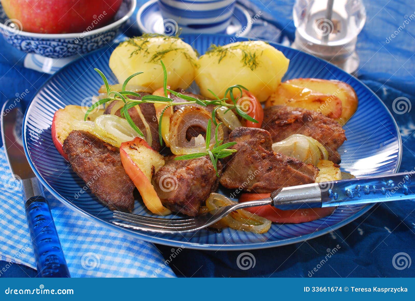 Turkey Liver Pate On Whole Grain Baguette With Microgreens Royalty-Free ...