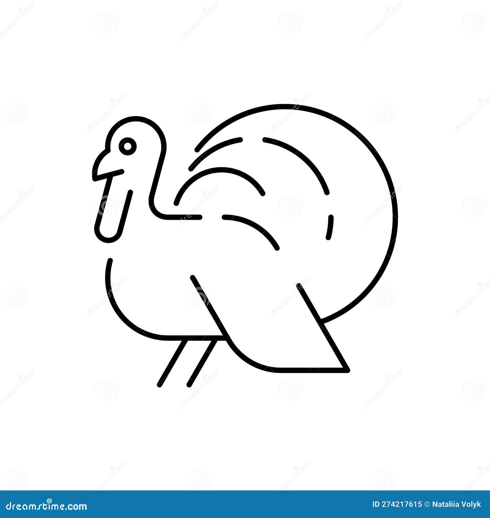 Turkey Logo stock vector. Illustration of logo, fowl - 274217615
