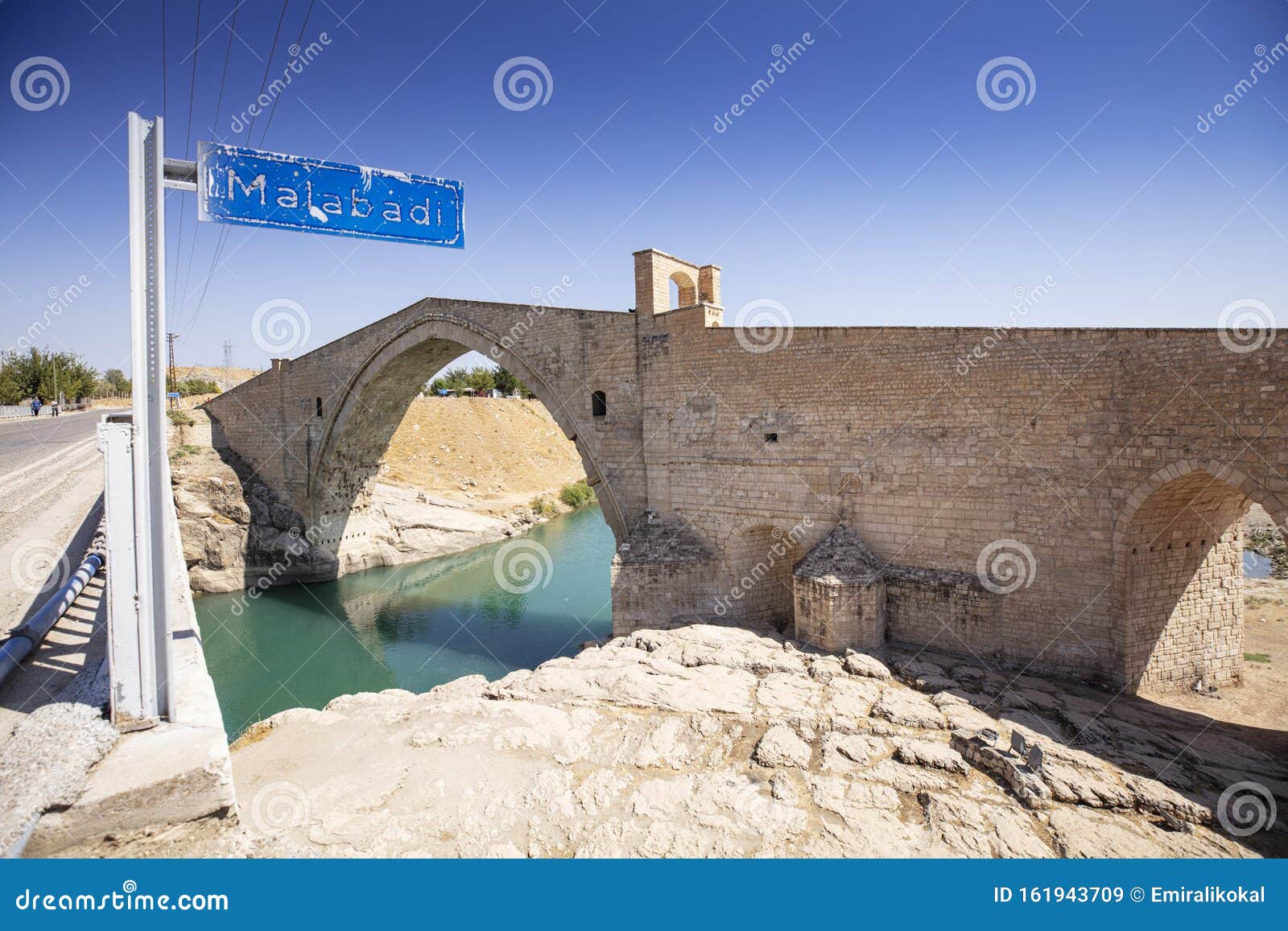 Turkey. the Malabadi Bridge on the Batman Stock Image - Image of ...