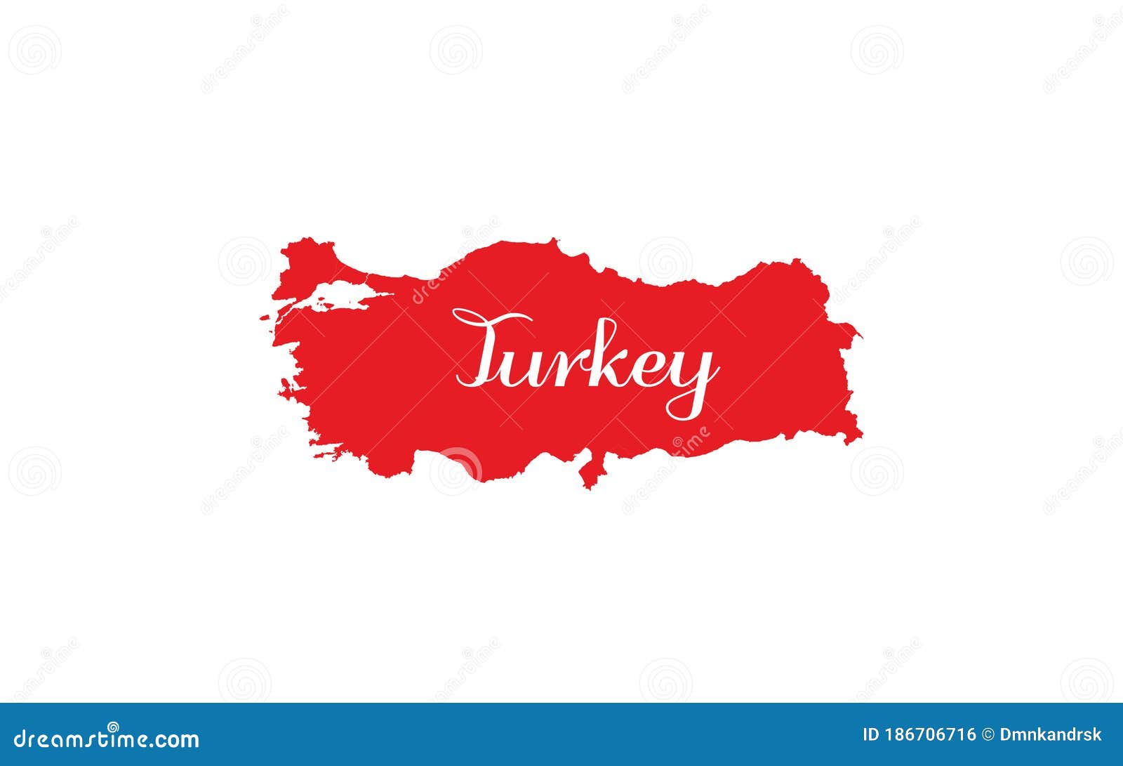 Turkey Country Shape