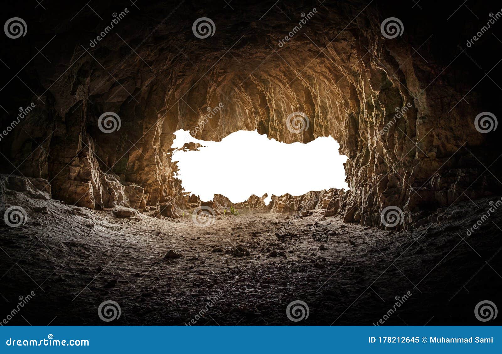 Turkey Map with Creative Cave Background 3D Illustration Stock Image ...