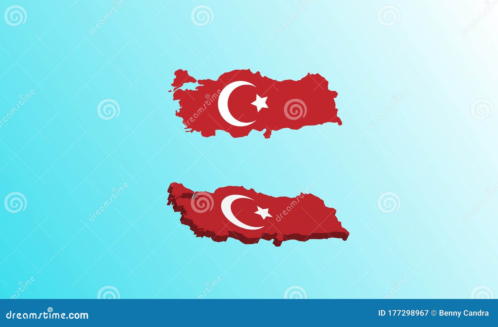 Turkey Map 3D Icon Vector Illustration Stock Vector - Illustration of ...