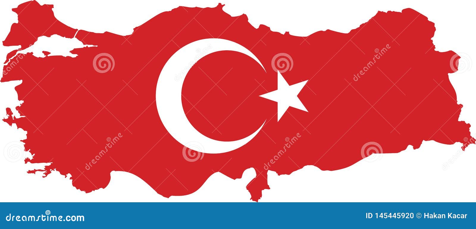 High Detailed Vector Map Turkey. Stock Vector - Illustration of izmir ...